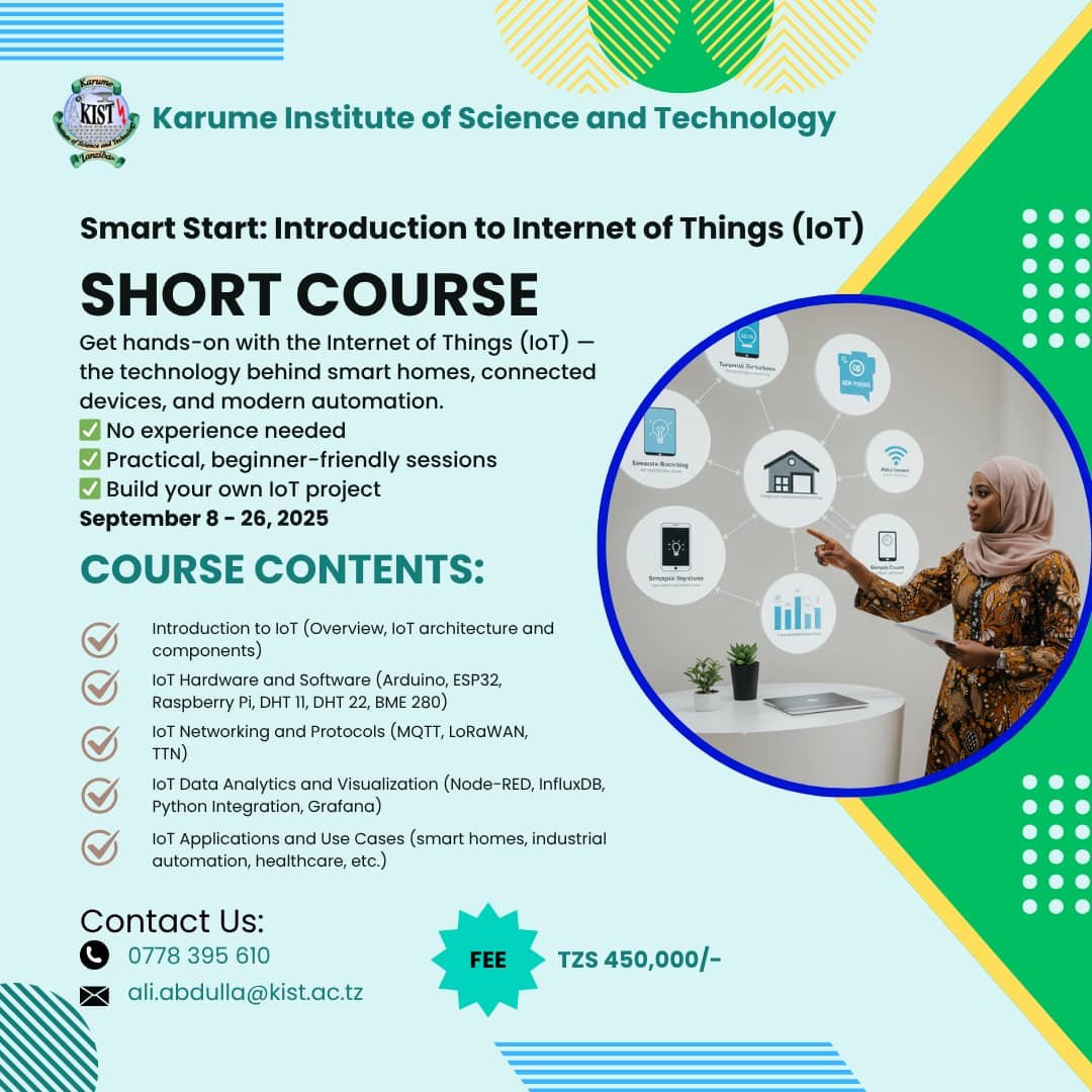 IoT course @ KIST – Karume Innovation Hub